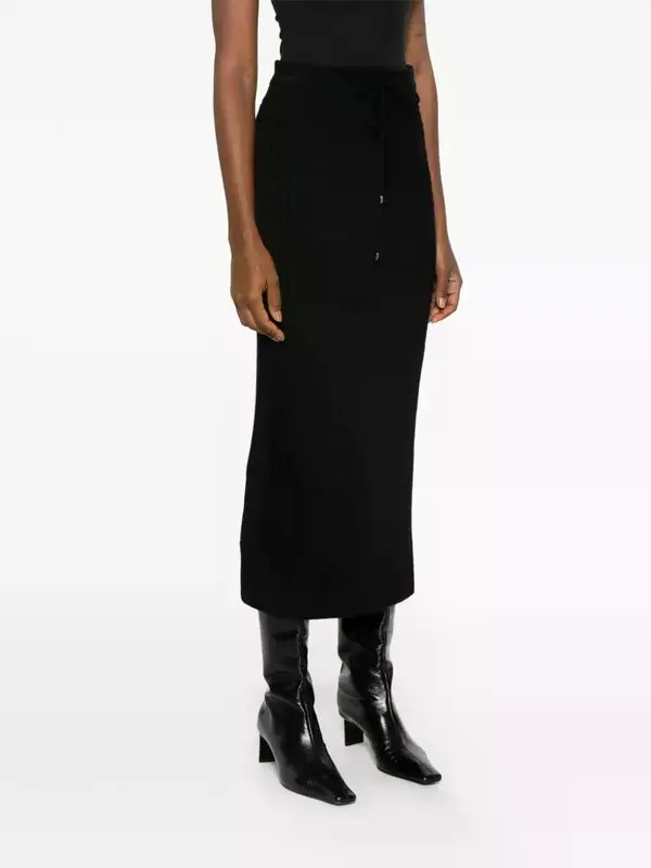 Ermanno Scervino Knitted Drawstring Skirt