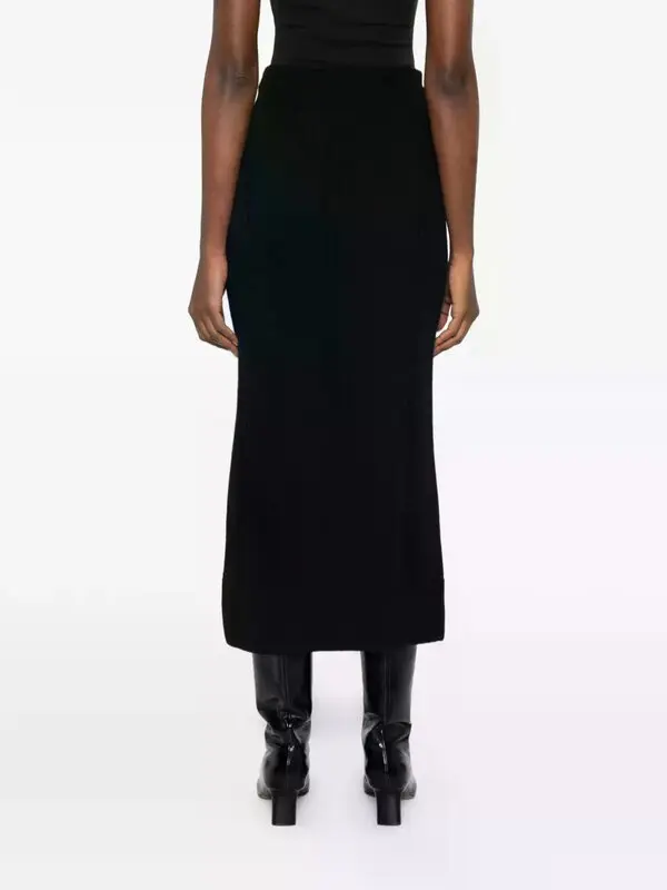Ermanno Scervino Knitted Drawstring Skirt
