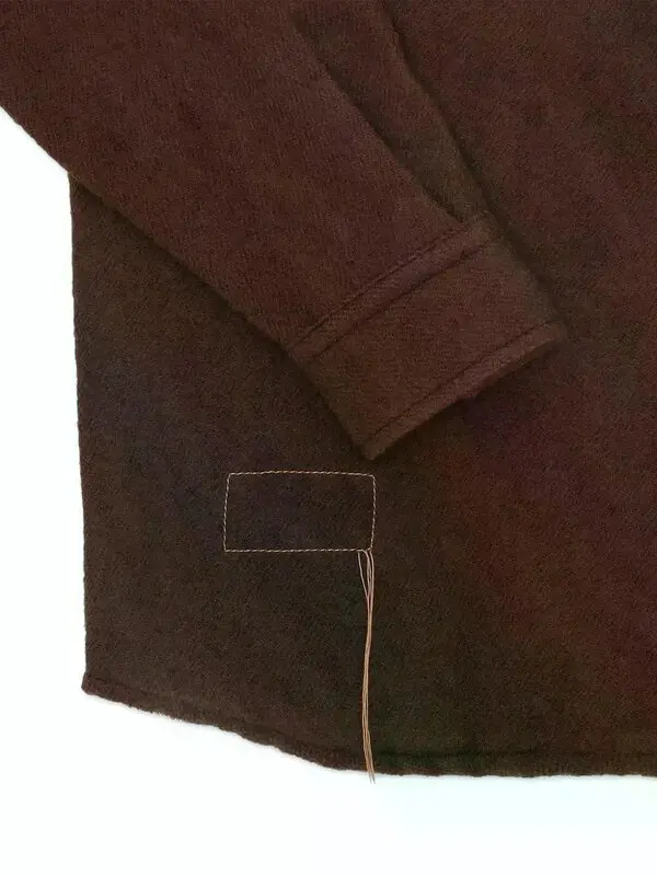 FORTELA Kenny Brushed Chest-pocket Overshirt - Brown