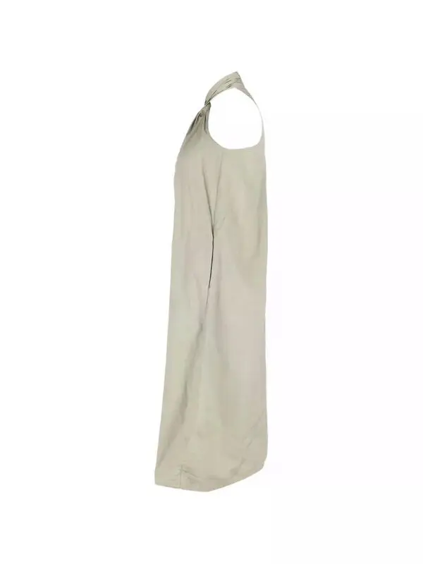 ANINE BING Cosette Twist-front Cotton Midi Dress
