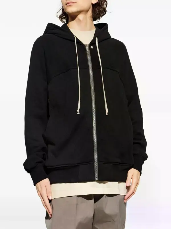 Rick Owens Cotton Hoodie - Black