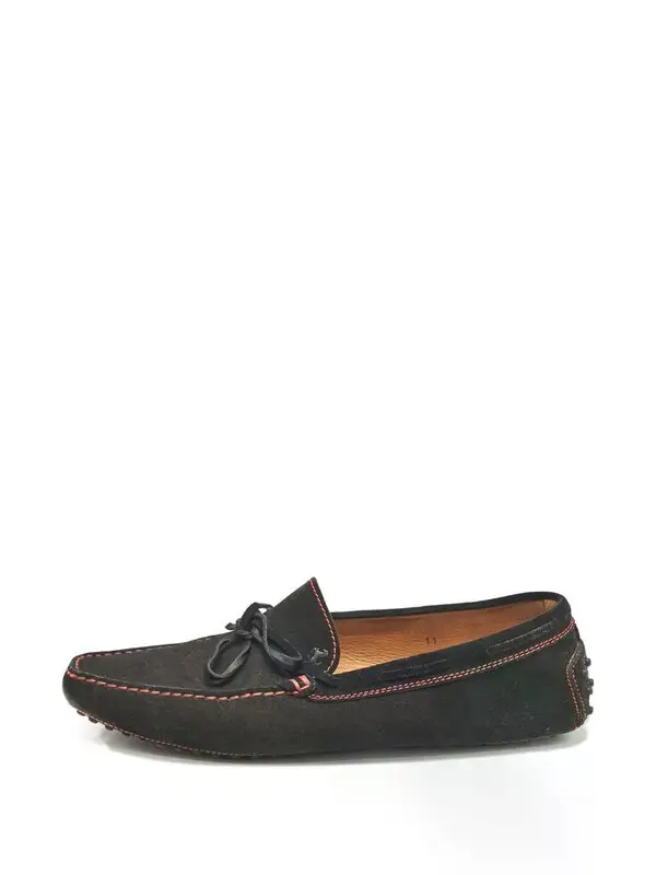 TOD'S Suede Tie Loafers