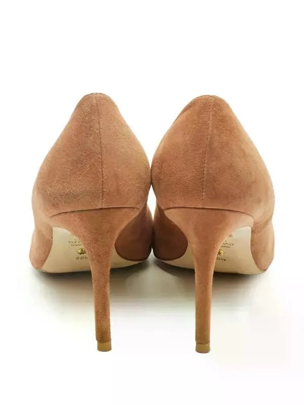 STUART WEITZMAN Anny Pointed Pumps - Brown