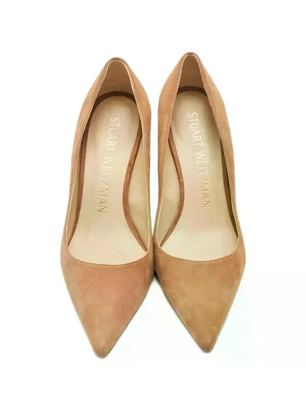 STUART WEITZMAN Anny Pointed Pumps - Brown