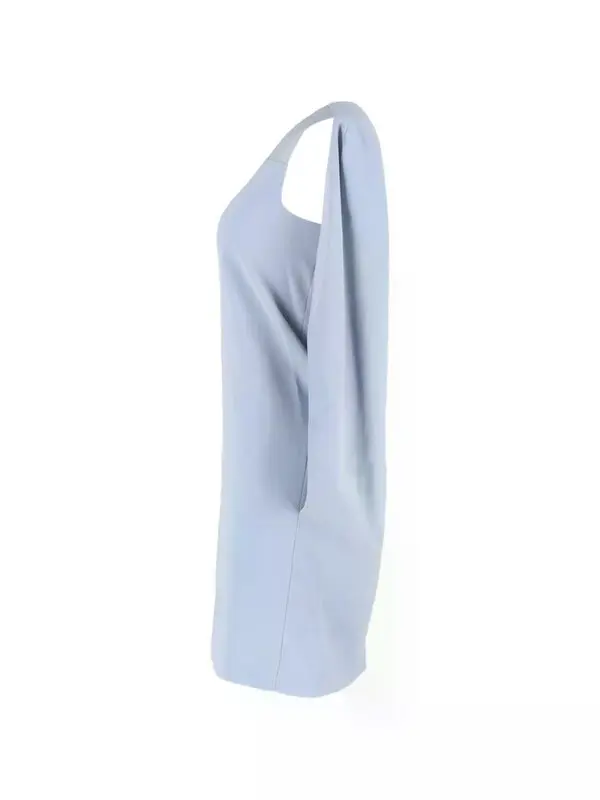 Max Mara Sleeveless Dress With Cape Overlay