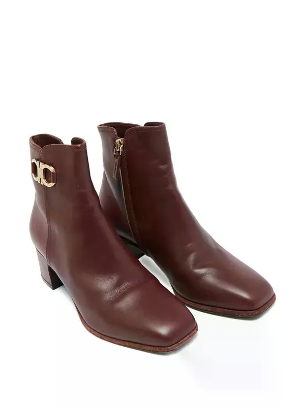 FERRAGAMO Gancini Ankle Boots