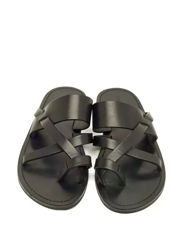 Saint Laurent Culver Leather Sandals