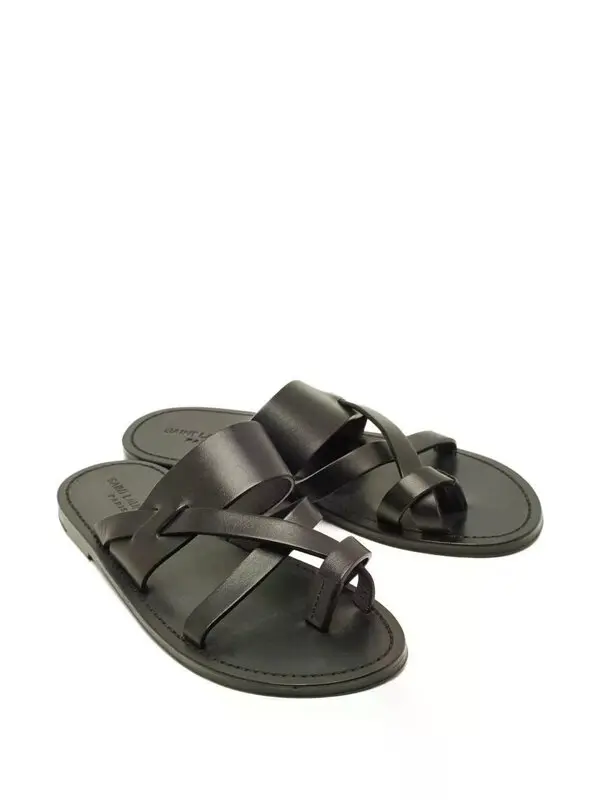 Saint Laurent Culver Leather Sandals