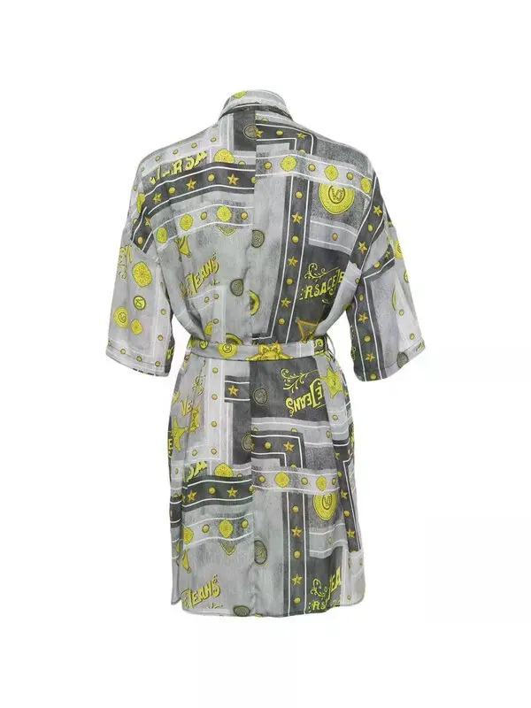 Versace Printed Tunic Top