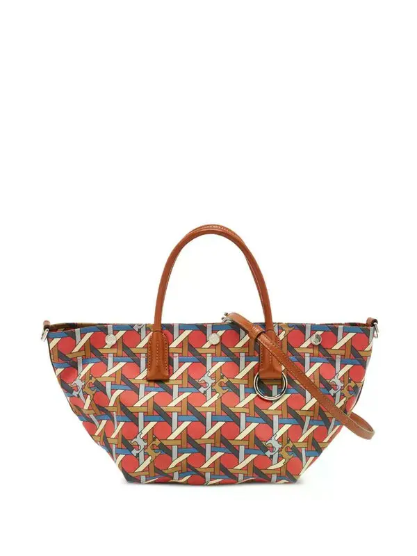 Tory Burch Printed Canvas Tote Bag