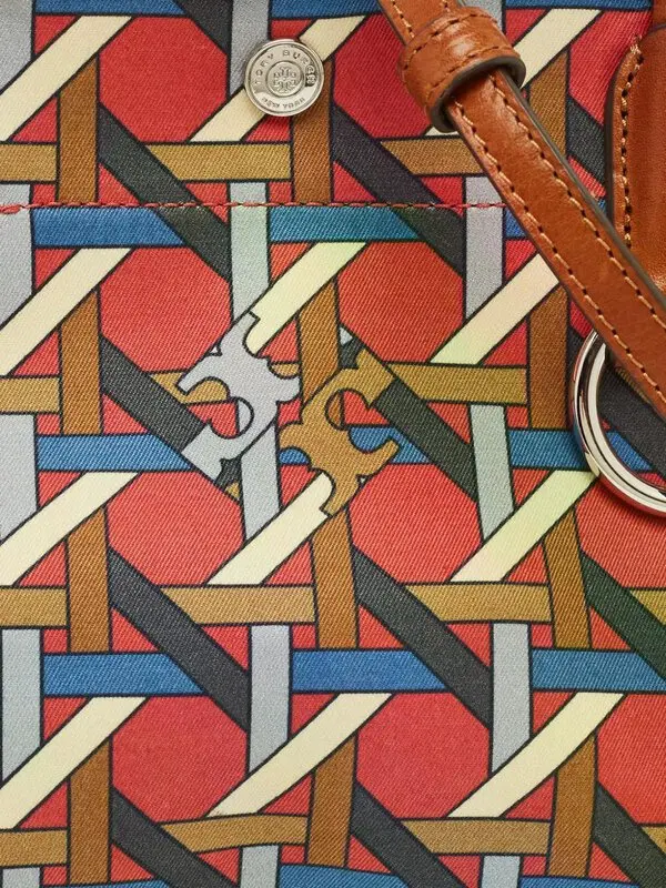 Tory Burch Printed Canvas Tote Bag