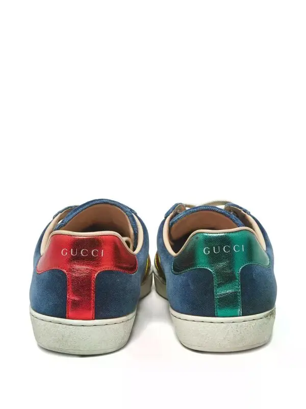 Gucci Velvet Web-detail Sneakers