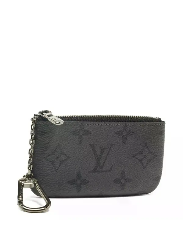 LOUIS VUITTON Canvas Key Pouch - Grey