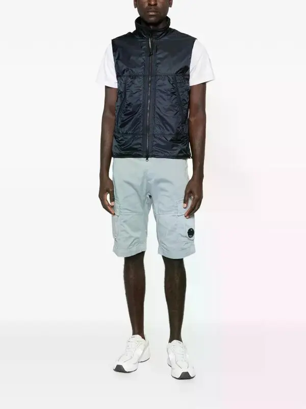 C.P. COMPANY Zip-up Sleeveless Gilet - Blue