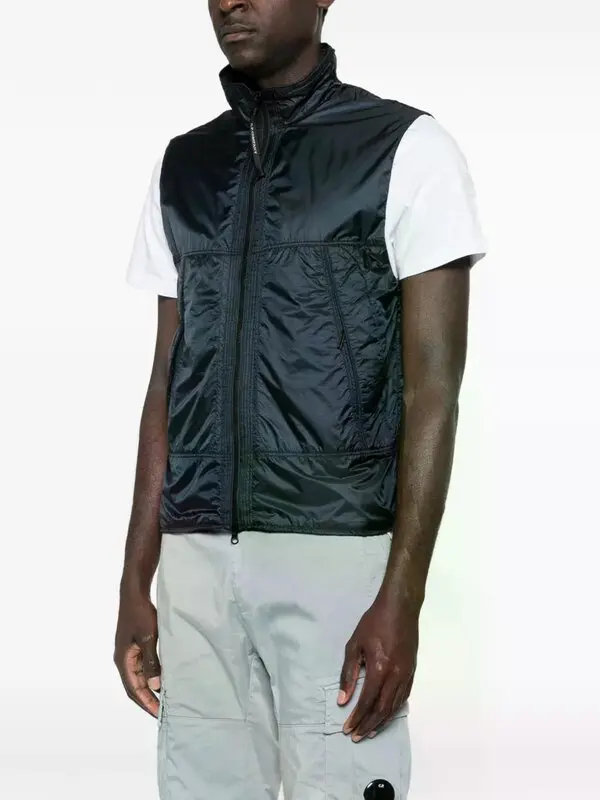 C.P. COMPANY Zip-up Sleeveless Gilet - Blue