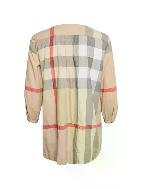Burberry Check-pattern Zipped Dress