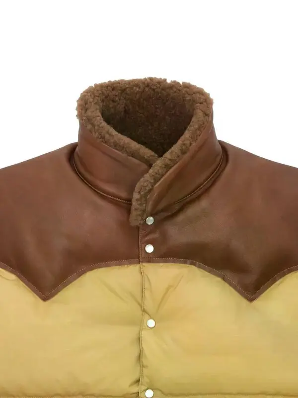 FORTELA Shearling-collar Gilet