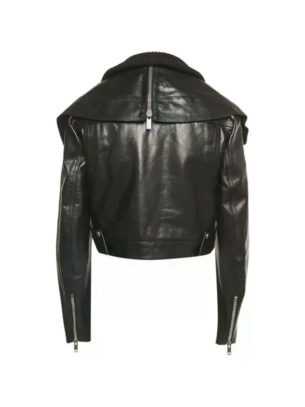 Givenchy Cropped Leather Jacket