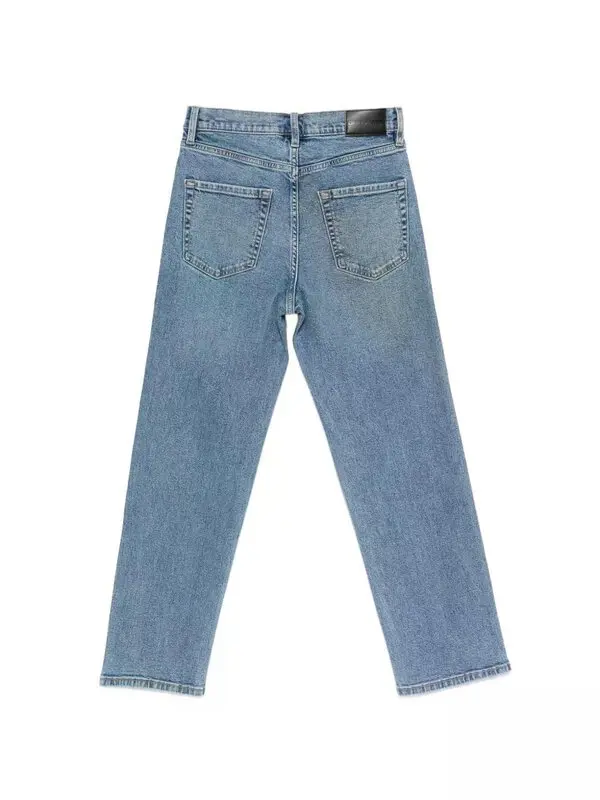 Dkny High-rise Embellished Jeans