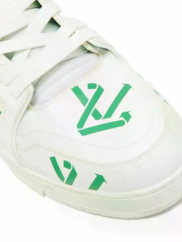LOUIS VUITTON Leather Logo Sneakers