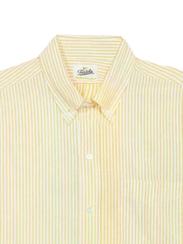 FORTELA King Striped Shirt - Yellow