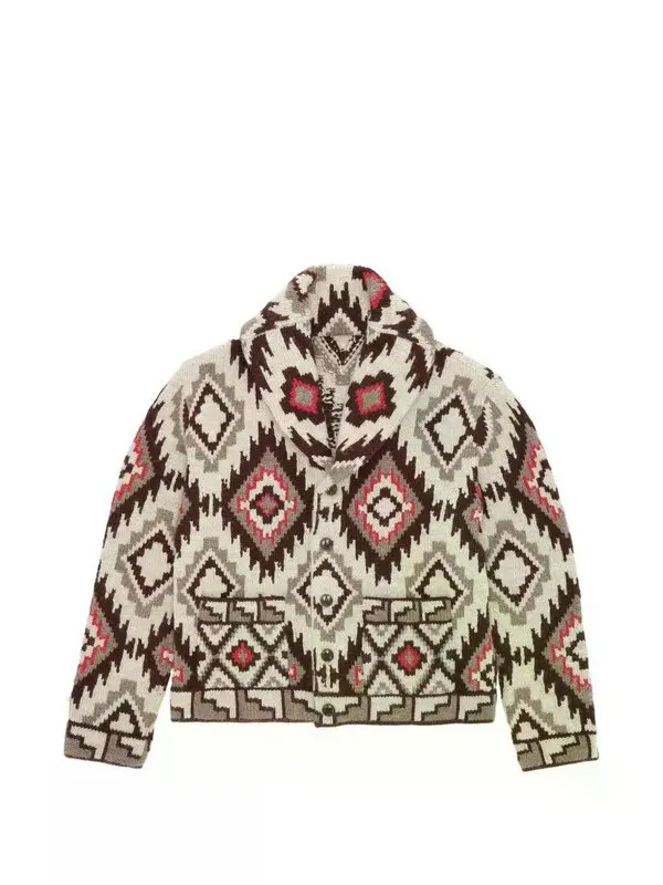 FORTELA Patterned Cardigan - Neutrals