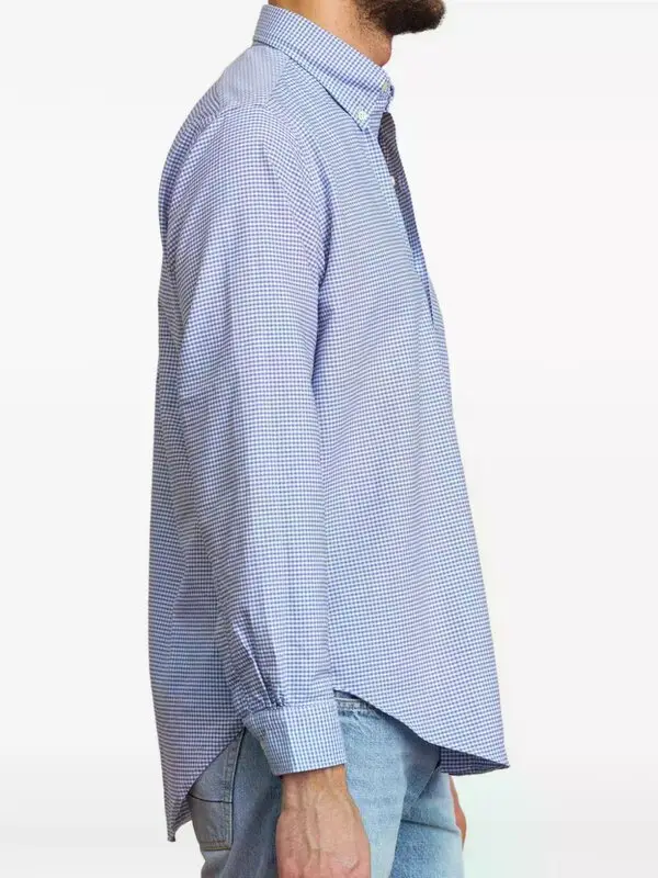 FORTELA King Checked Shirt - Blue