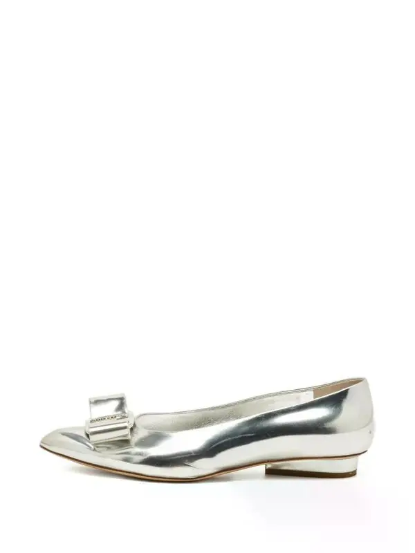 FERRAGAMO Viva Bow Leather Pumps
