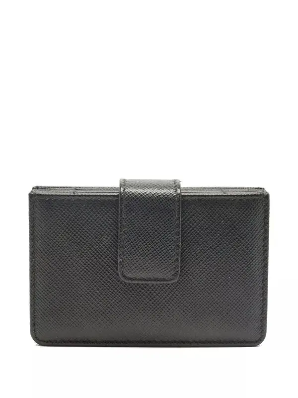 Prada Logo-plaque Leather Card Case