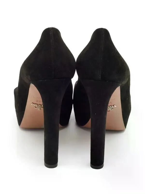 Prada Suede Platform Pumps