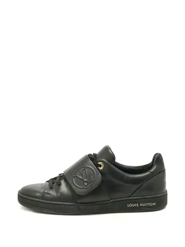 LOUIS VUITTON Leather Strap Sneakers