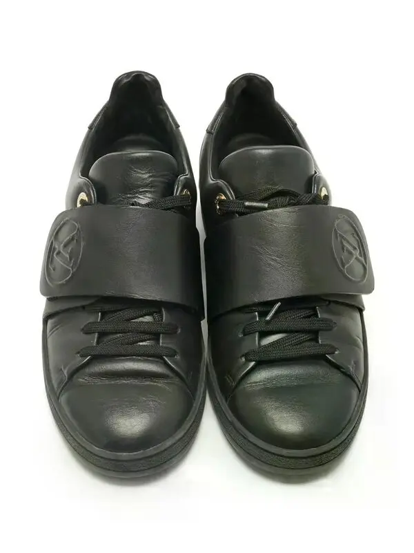LOUIS VUITTON Leather Strap Sneakers
