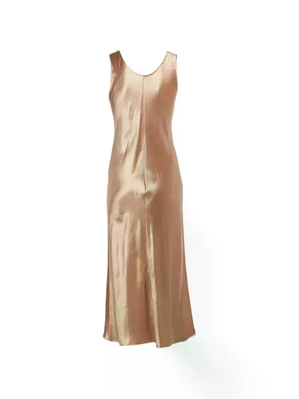 Max Mara Satin Midi Dress