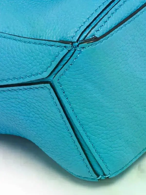 Loewe Geometric Panel Leather Shoulder Bag