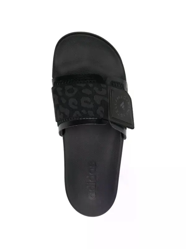 Adidas By Stella McCartney Logo-detail Touch-strap Slides