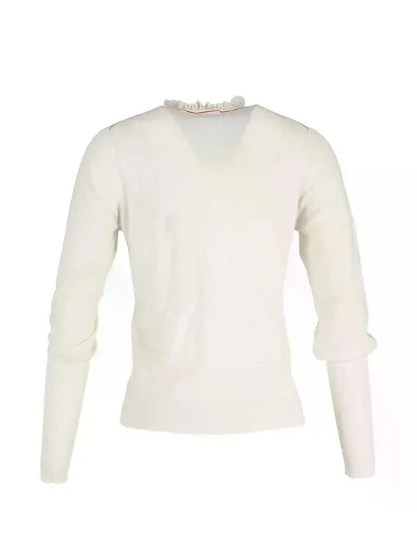 Chloé Vintage Ruffled High-neck Sweater