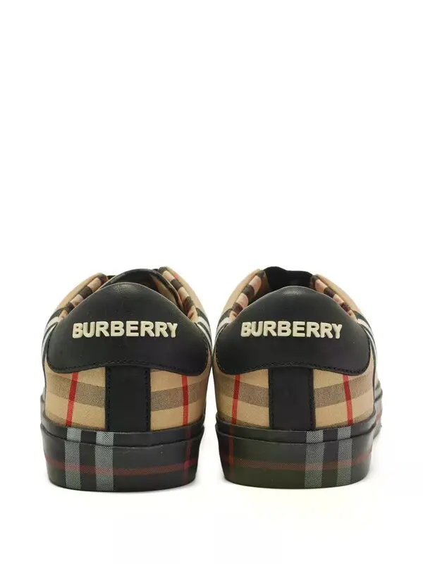 Burberry Markham Check Slip-on Sneakers