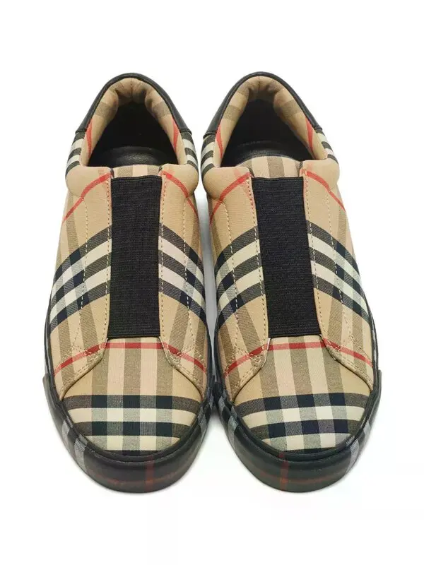 Burberry Markham Check Slip-on Sneakers