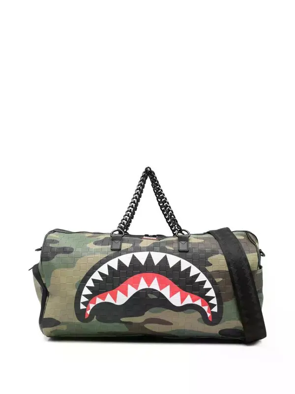 SPRAYGROUND Camouflage Pattern Duffle Bag