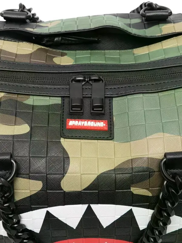 SPRAYGROUND Camouflage Pattern Duffle Bag