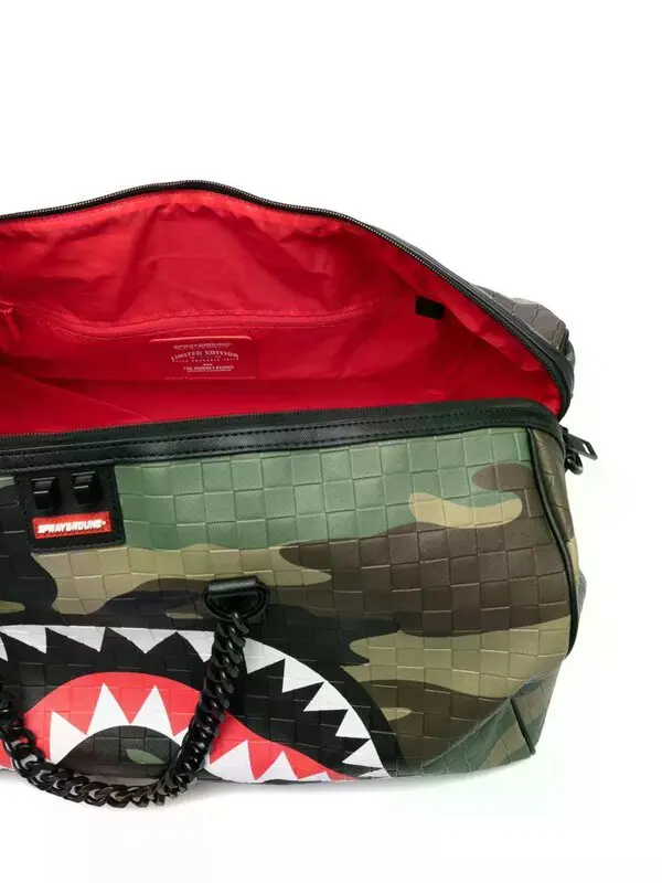 SPRAYGROUND Camouflage Pattern Duffle Bag