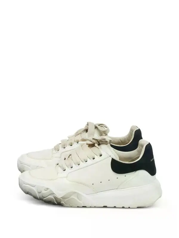 Alexander McQueen Leather Oversized-sole Sneakers