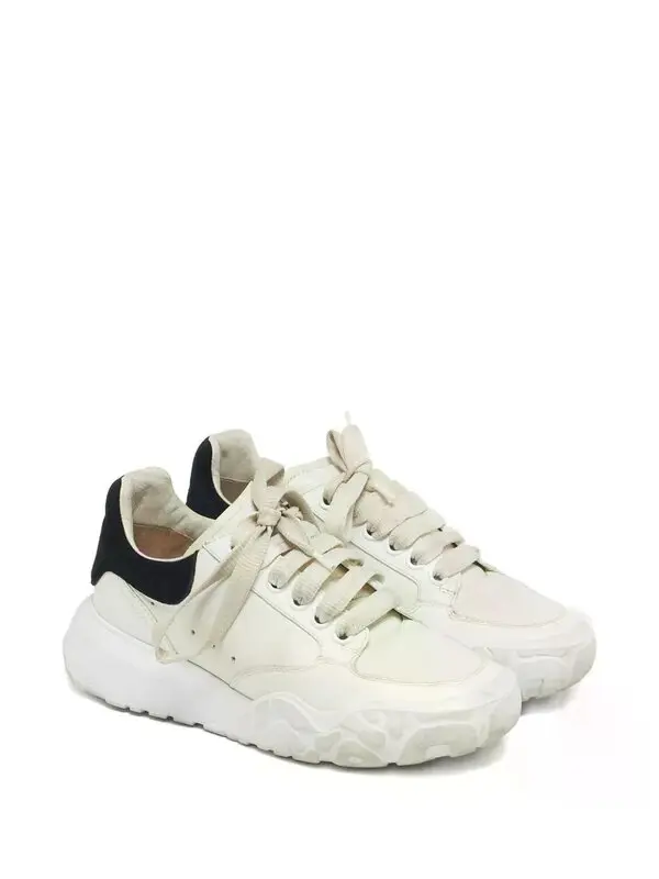 Alexander McQueen Leather Oversized-sole Sneakers