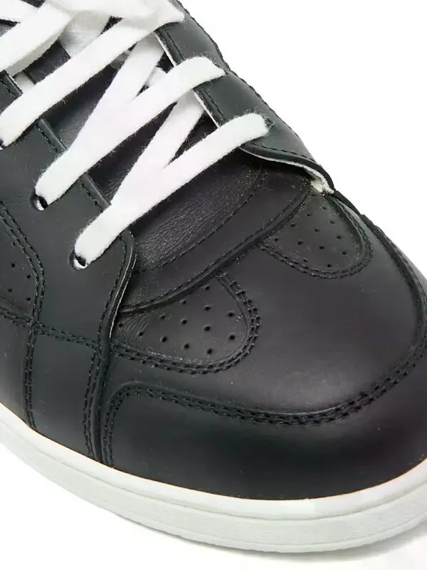 Dior Star-Detail Lace-Up Sneakers - Black | Editorialist display picture 2