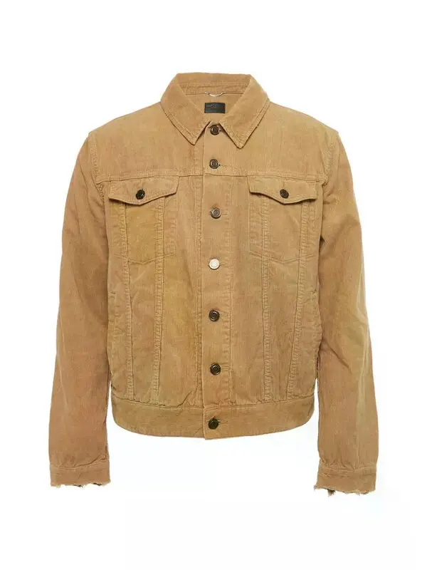 Saint Laurent Button Corduroy Jacket