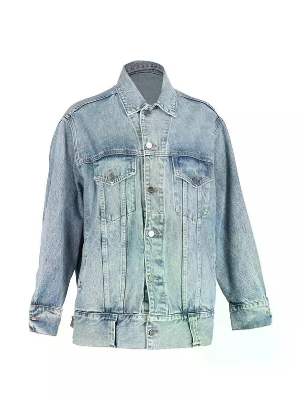 Khaite Grizzo Button-flap Denim Jacket