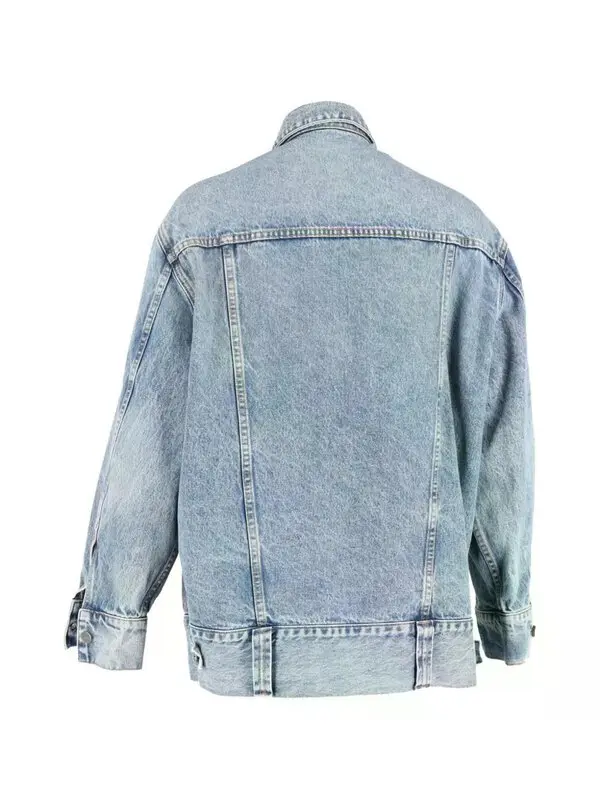 Khaite Grizzo Button-flap Denim Jacket