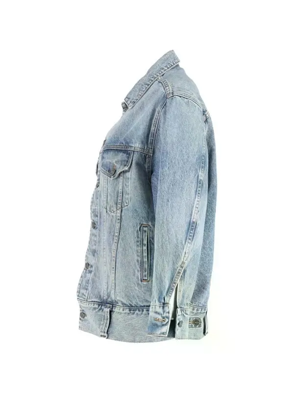 Khaite Grizzo Button-flap Denim Jacket