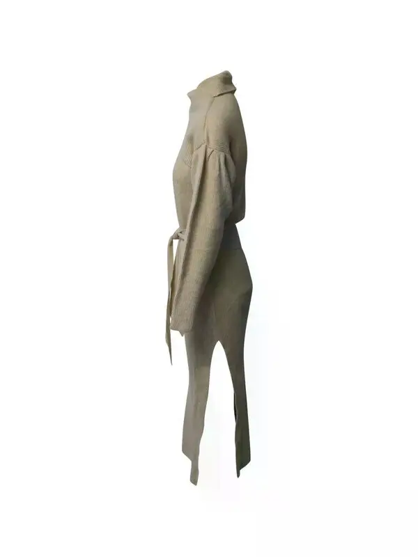 Nanushka Belted Turtleneck Dress