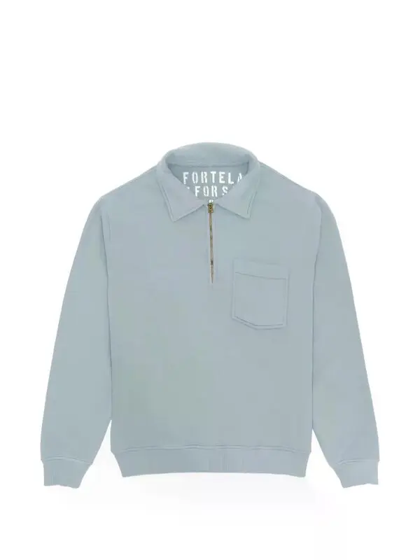 FORTELA Zip-collar Sweatshirt